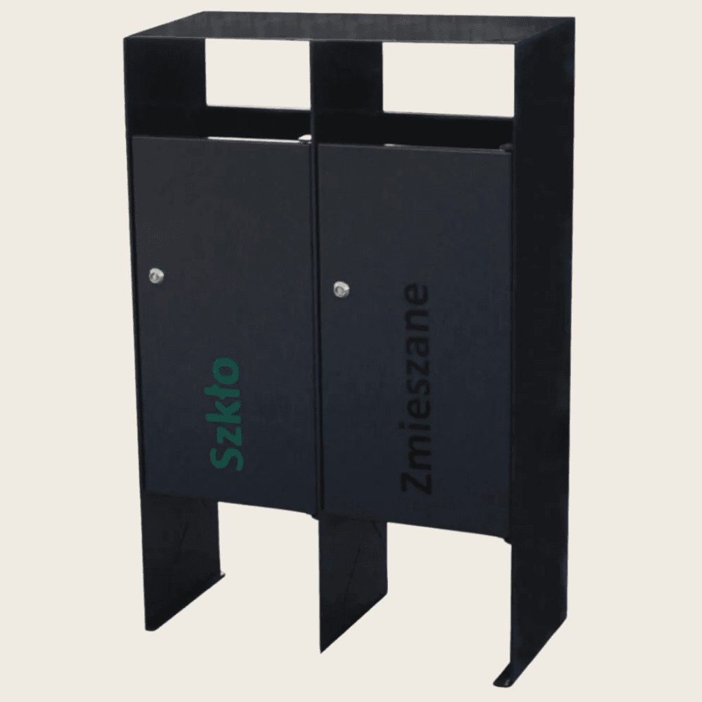 Stacja do segregacji Modulus II 2 x 35l | SOLIDTECH Kosze-kontenery